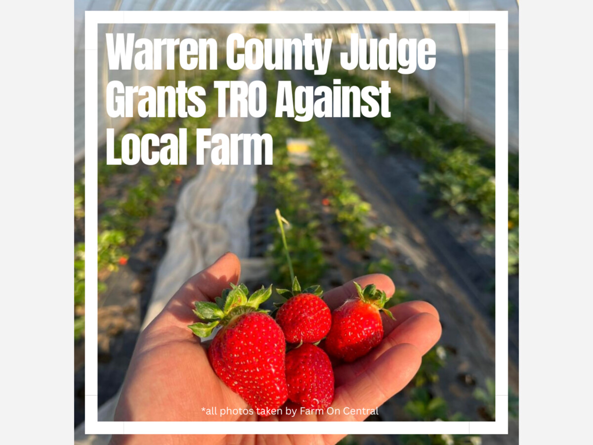 Warren County Judge Grants TRO Against Local Farm In Carlisle | Warren ...